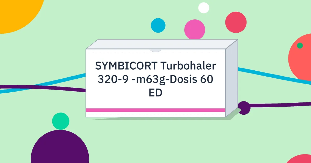 Symbolbild: Packung mit der Aufschrift SYMBICORT Turbohaler 320-9 -m63g-Dosis 60 ED (PZN 16002627) – Verfügbarkeit und Bezug in Apotheken in Frankfurt am Main