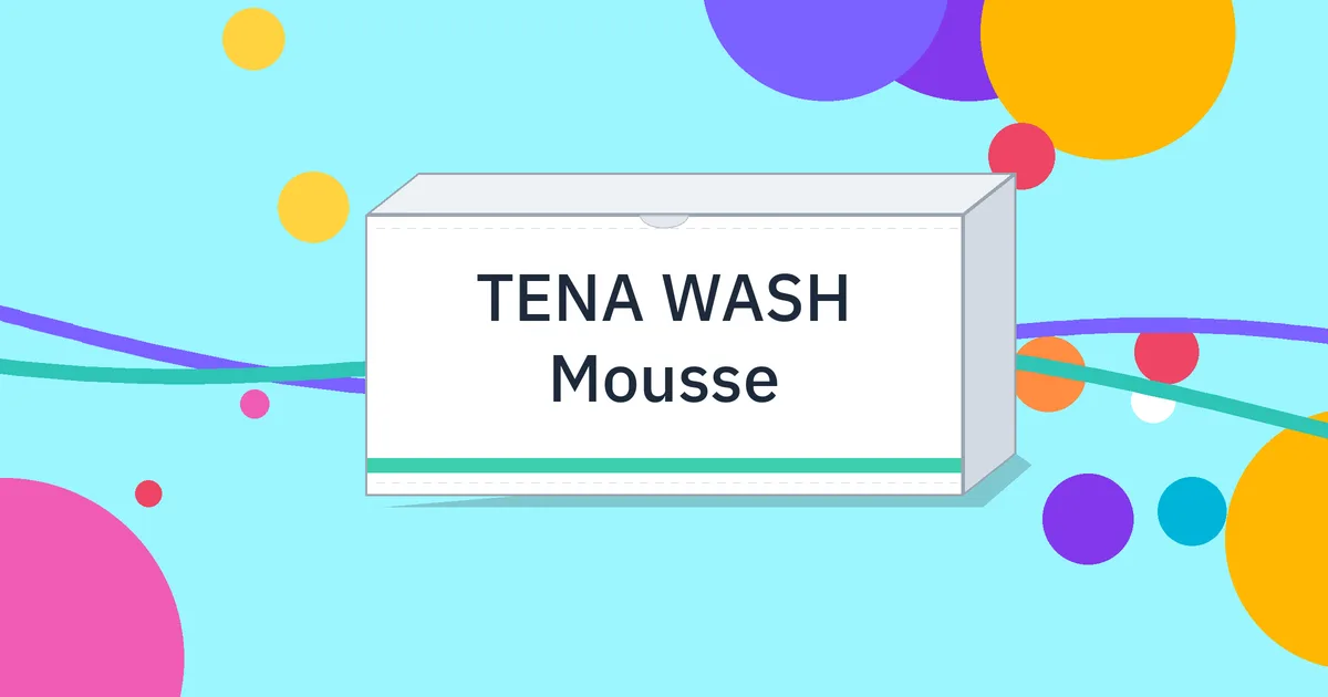 Symbolbild: Packung mit der Aufschrift TENA WASH Mousse (PZN 01105729) – Verfügbarkeit und Bezug in Apotheken in Frankfurt am Main