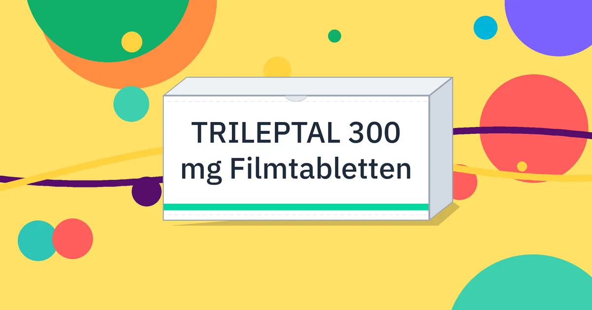 Symbolbild: Packung mit der Aufschrift TRILEPTAL 300 mg Filmtabletten (PZN 00477050) – Verfügbarkeit und Bezug in Apotheken in Frankfurt am Main