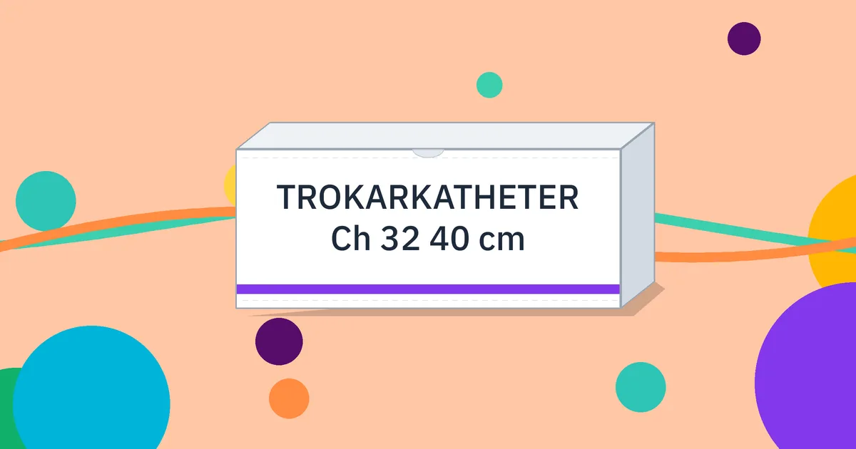 Symbolbild: Packung mit der Aufschrift TROKARKATHETER Ch 32 40 cm (PZN 03050263) – Verfügbarkeit und Bezug in Apotheken in Frankfurt am Main