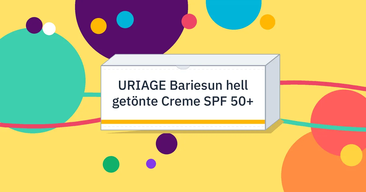 Symbolbild: Packung mit der Aufschrift URIAGE Bariesun hell getönte Creme SPF 50+ (PZN 17182778) – Verfügbarkeit und Bezug in Apotheken in Frankfurt am Main