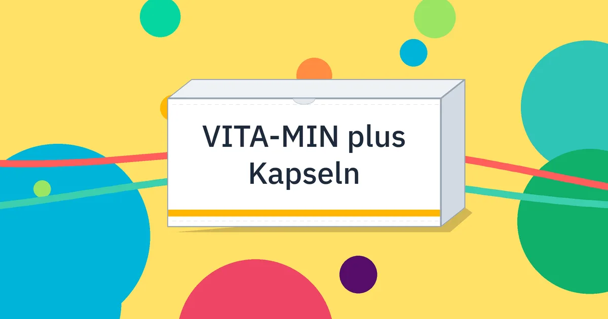 Symbolbild: Packung mit der Aufschrift VITA-MIN plus Kapseln (PZN 10131298) – Verfügbarkeit und Bezug in Apotheken in Frankfurt am Main
