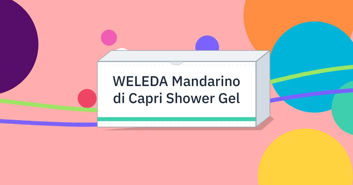 Symbolbild: Packung mit der Aufschrift WELEDA Mandarino di Capri Shower Gel (PZN 19397968) – Verfügbarkeit und Bezug in Apotheken in Frankfurt am Main