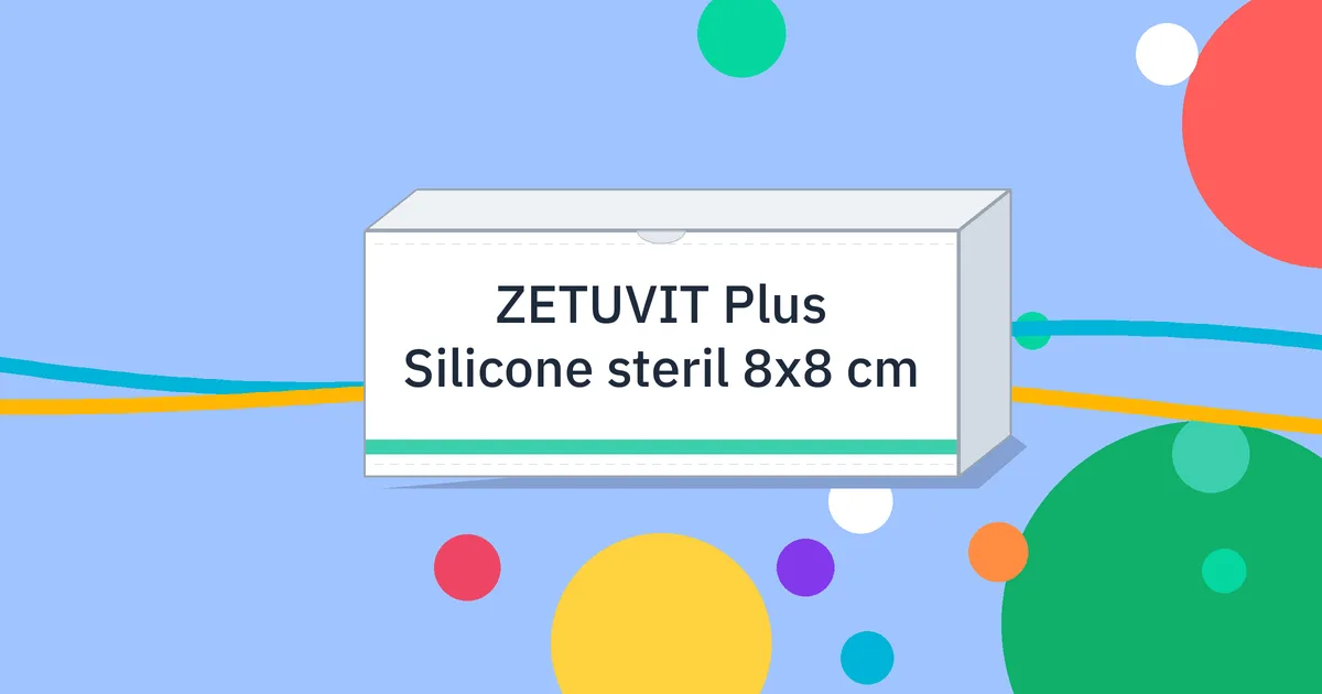 Symbolbild: Packung mit der Aufschrift ZETUVIT Plus Silicone steril 8x8 cm (PZN 18297153) – Verfügbarkeit und Bezug in Apotheken in Frankfurt am Main