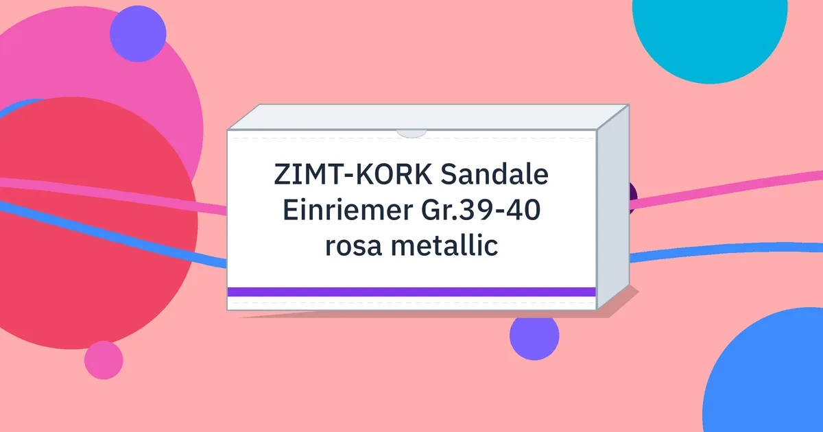 Symbolbild: Packung mit der Aufschrift ZIMT-KORK Sandale Einriemer Gr.39-40 rosa metallic (PZN 19265534) – Verfügbarkeit und Bezug in Apotheken in Frankfurt am Main