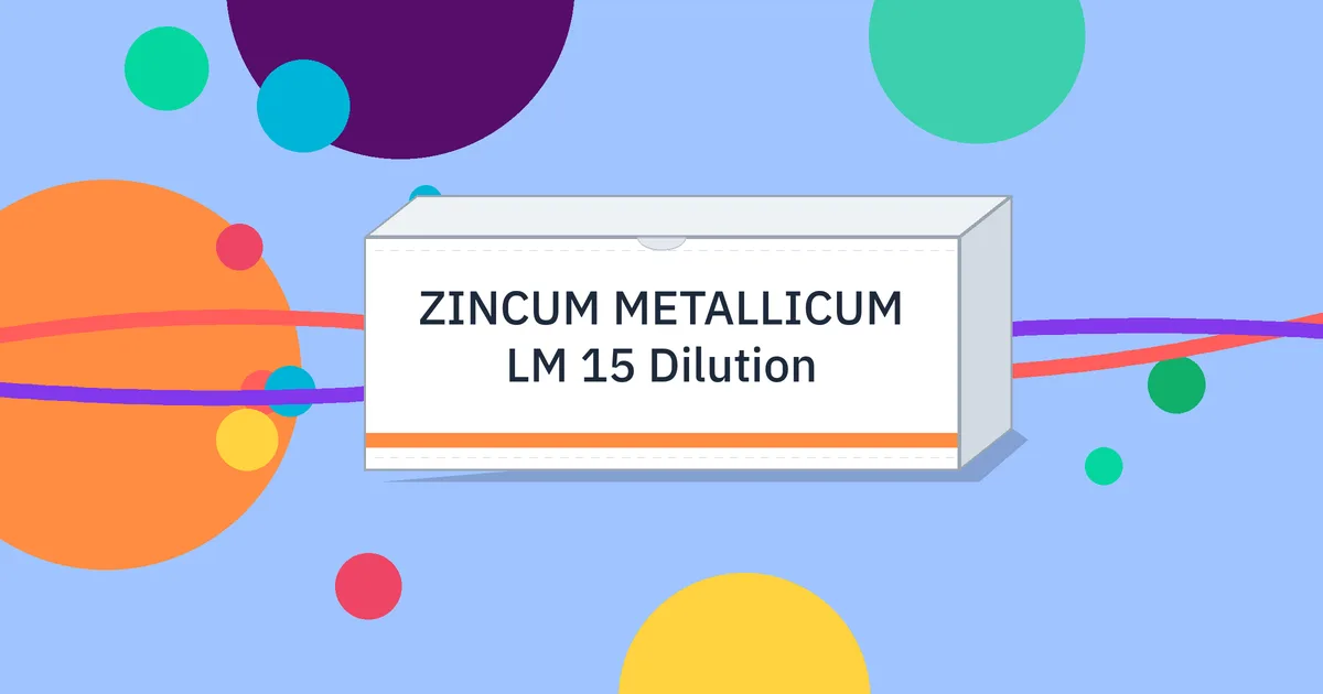 Symbolbild: Packung mit der Aufschrift ZINCUM METALLICUM LM 15 Dilution (PZN 13294888) – Verfügbarkeit und Bezug in Apotheken in Frankfurt am Main