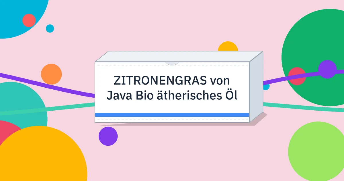 Symbolbild: Packung mit der Aufschrift ZITRONENGRAS von Java Bio ätherisches Öl (PZN 16022191) – Verfügbarkeit und Bezug in Apotheken in Frankfurt am Main