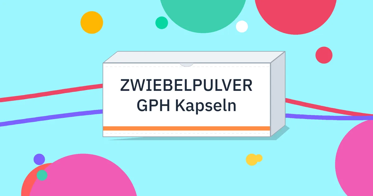 Symbolbild: Packung mit der Aufschrift ZWIEBELPULVER GPH Kapseln (PZN 00183489) – Verfügbarkeit und Bezug in Apotheken in Frankfurt am Main