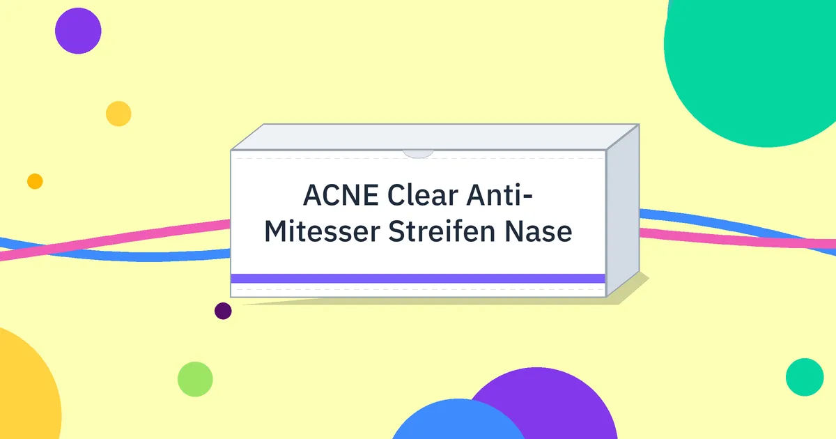 Symbolbild: Packung mit der Aufschrift ACNE Clear Anti-Mitesser Streifen Nase (PZN 13746669) – Verfügbarkeit und Bezug in Apotheken in Frankfurt am Main