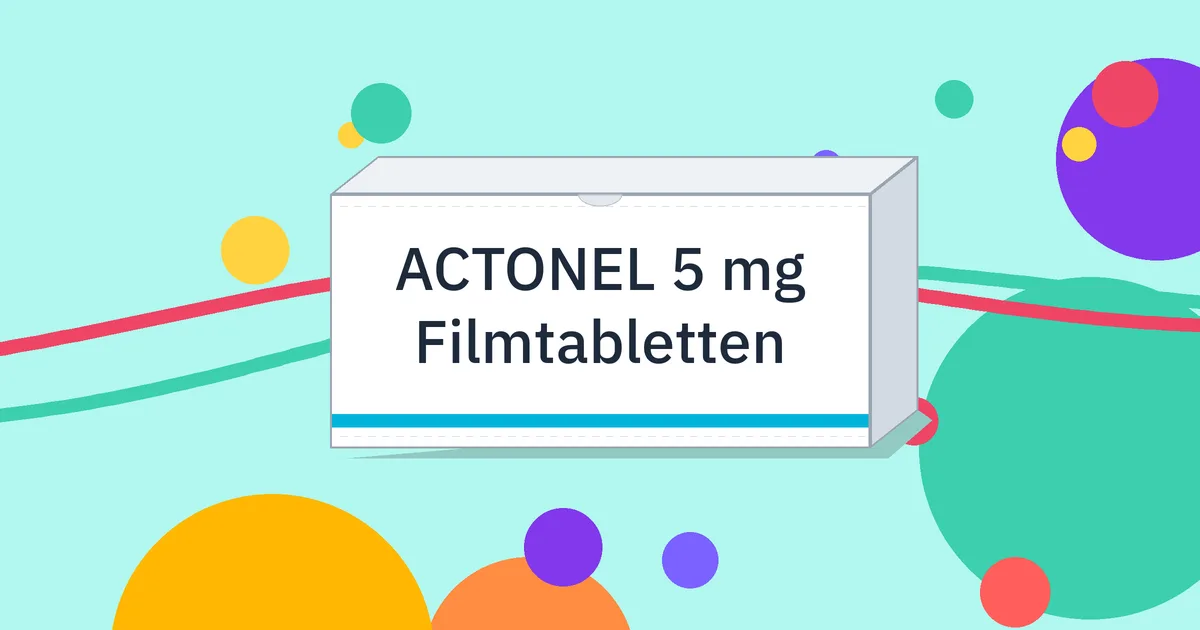 Symbolbild: Packung mit der Aufschrift ACTONEL 5 mg Filmtabletten (PZN 01035673) – Verfügbarkeit und Bezug in Apotheken in Frankfurt am Main
