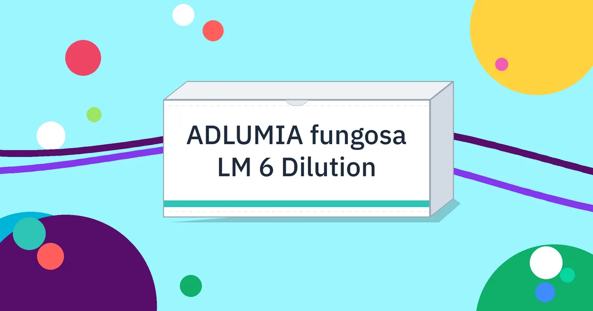 Symbolbild: Packung mit der Aufschrift ADLUMIA fungosa LM 6 Dilution (PZN 13296255) – Verfügbarkeit und Bezug in Apotheken in Frankfurt am Main
