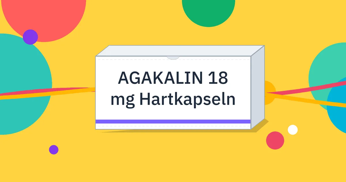 Symbolbild: Packung mit der Aufschrift AGAKALIN 18 mg Hartkapseln (PZN 19521078) – Verfügbarkeit und Bezug in Apotheken in Frankfurt am Main