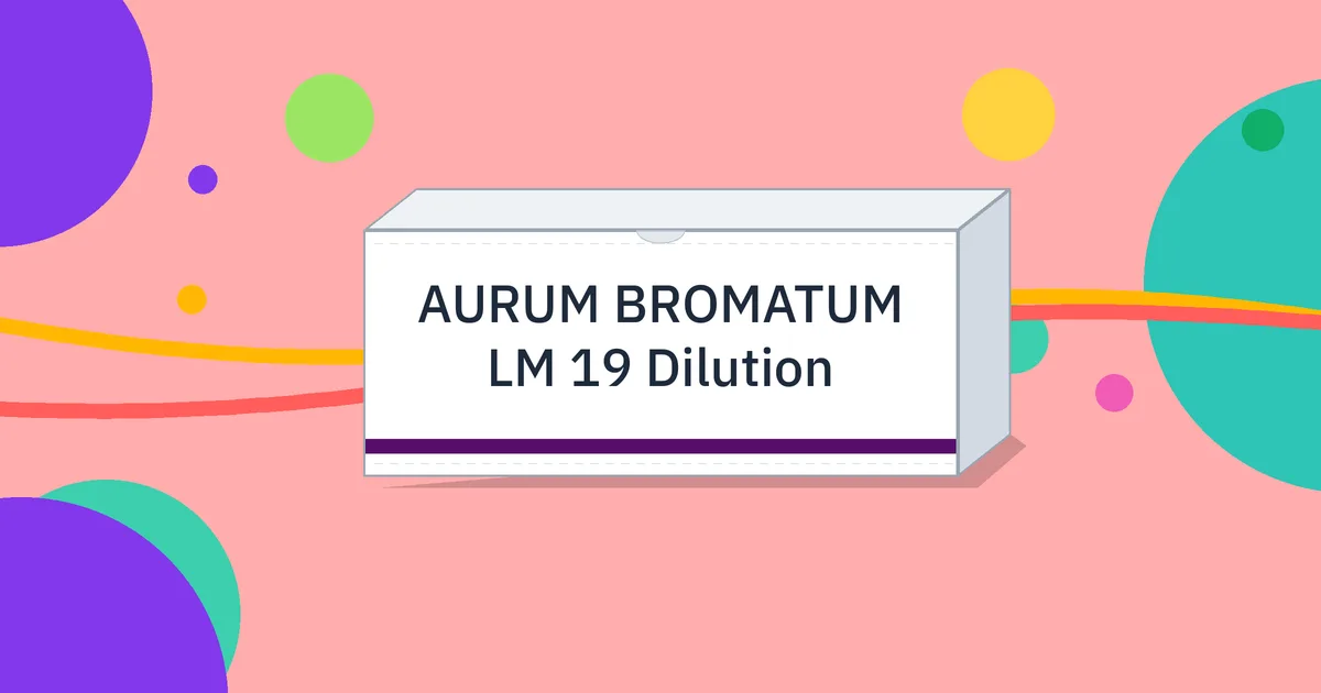Symbolbild: Packung mit der Aufschrift AURUM BROMATUM LM 19 Dilution (PZN 12783875) – Verfügbarkeit und Bezug in Apotheken in Frankfurt am Main
