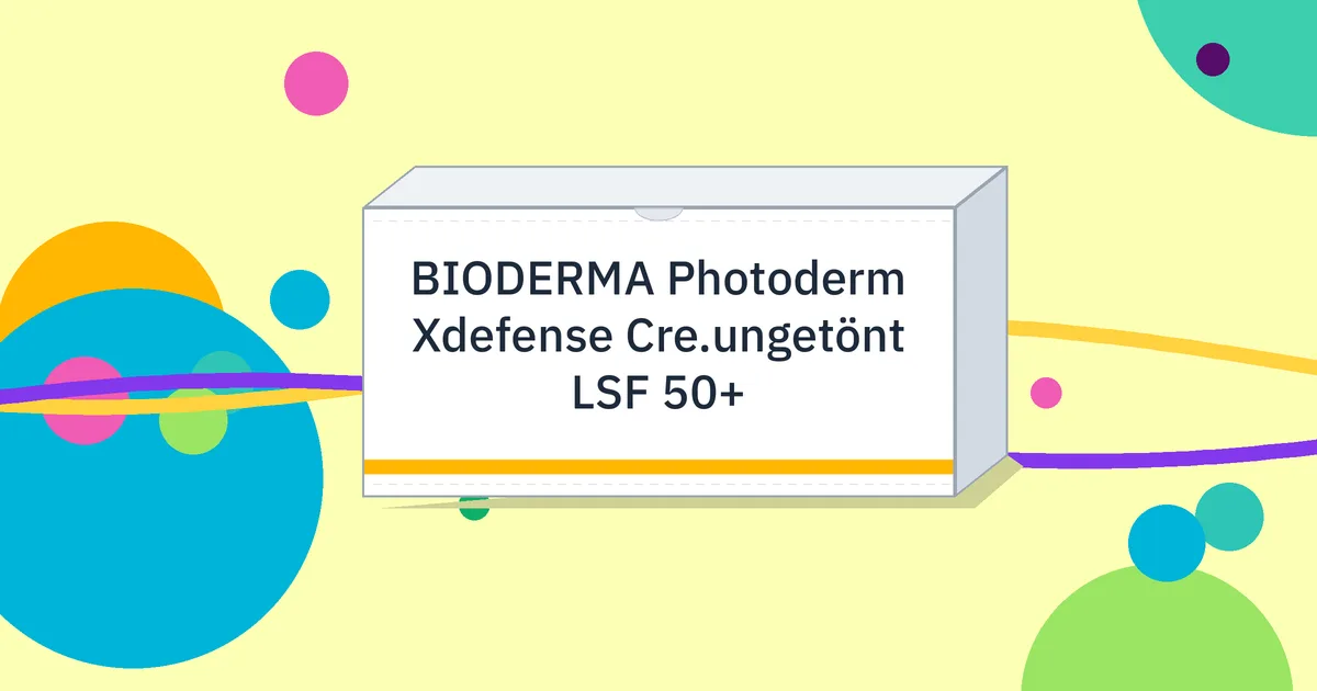 Symbolbild: Packung mit der Aufschrift BIODERMA Photoderm Xdefense Cre.ungetönt LSF 50+ (PZN 19683496) – Verfügbarkeit und Bezug in Apotheken in Frankfurt am Main
