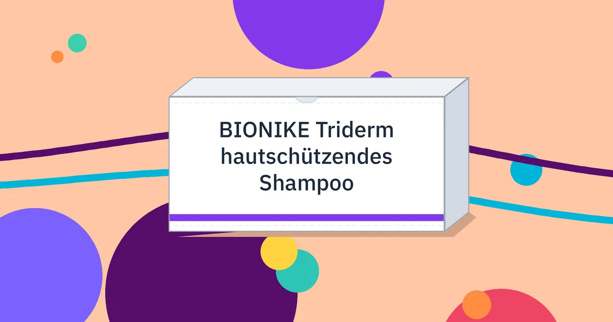 Symbolbild: Packung mit der Aufschrift BIONIKE Triderm hautschützendes Shampoo (PZN 12534497) – Verfügbarkeit und Bezug in Apotheken in Frankfurt am Main