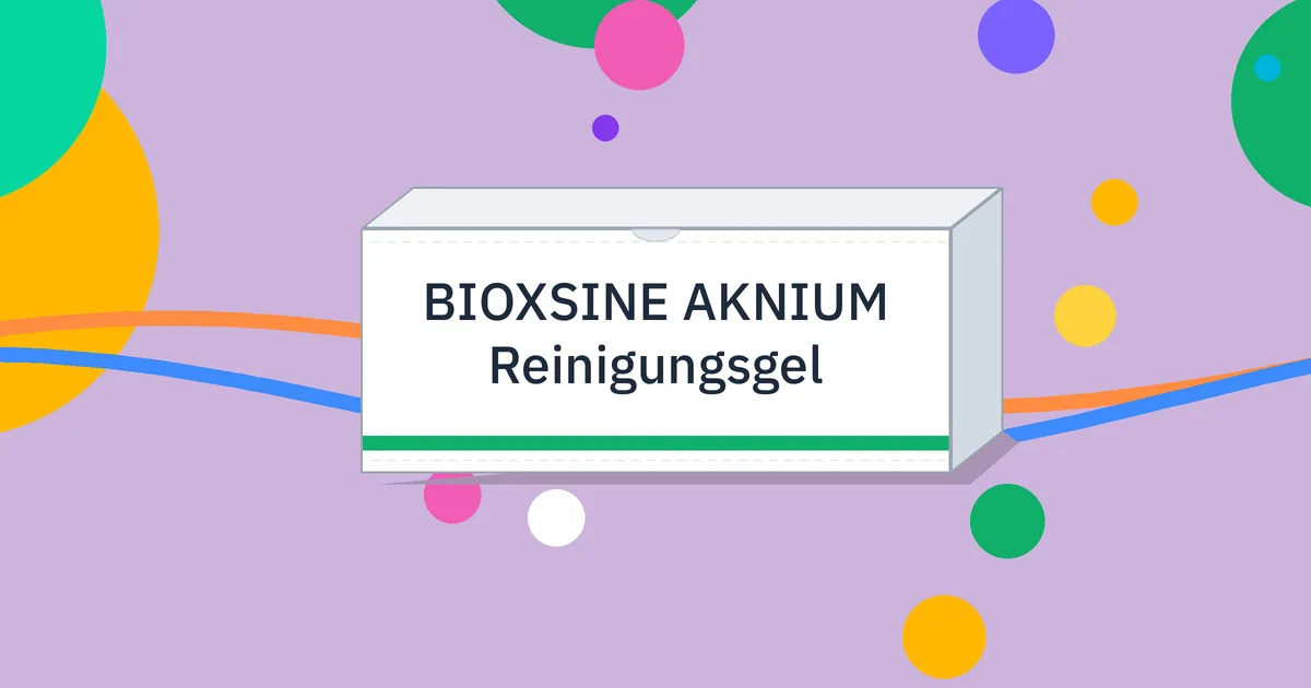 Symbolbild: Packung mit der Aufschrift BIOXSINE AKNIUM Reinigungsgel (PZN 17576193) – Verfügbarkeit und Bezug in Apotheken in Frankfurt am Main