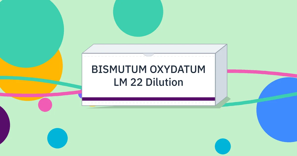 Symbolbild: Packung mit der Aufschrift BISMUTUM OXYDATUM LM 22 Dilution (PZN 13388075) – Verfügbarkeit und Bezug in Apotheken in Frankfurt am Main