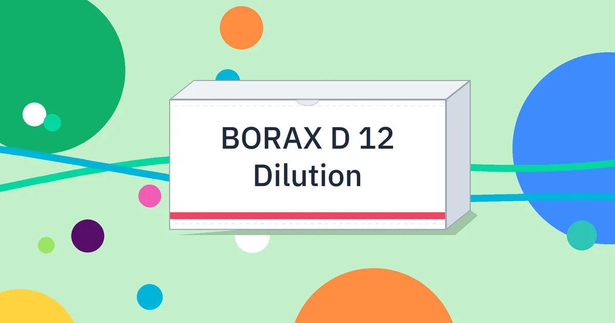 Symbolbild: Packung mit der Aufschrift BORAX D 12 Dilution (PZN 04207525) – Verfügbarkeit und Bezug in Apotheken in Frankfurt am Main