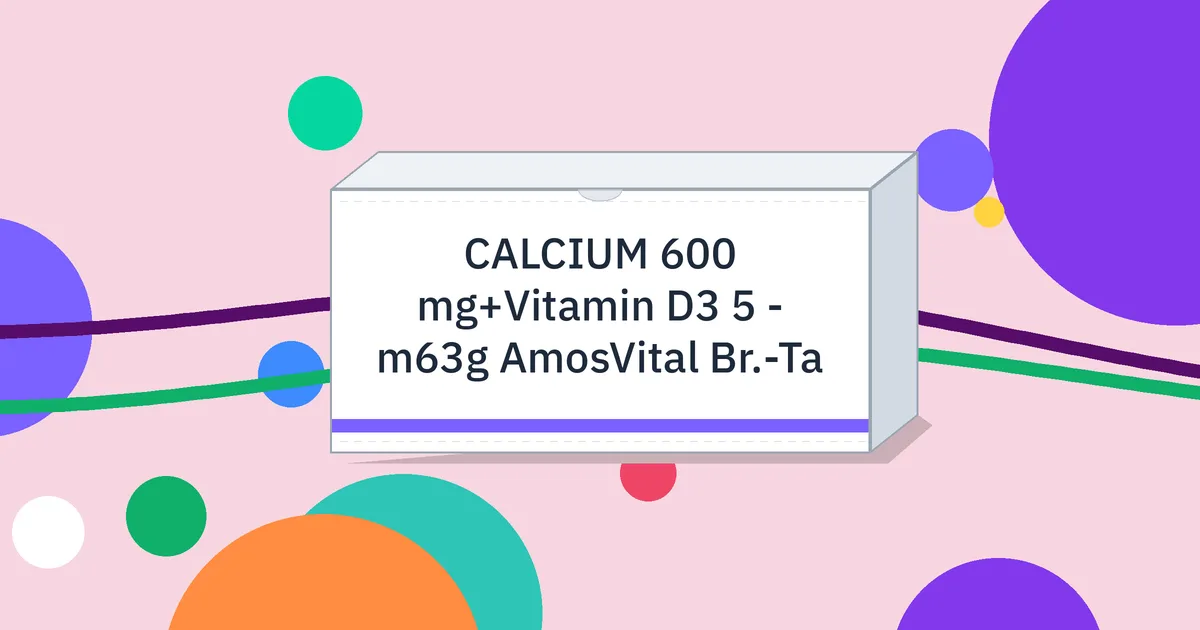Symbolbild: Packung mit der Aufschrift CALCIUM 600 mg+Vitamin D3 5 -m63g AmosVital Br.-Ta (PZN 09930172) – Verfügbarkeit und Bezug in Apotheken in Frankfurt am Main