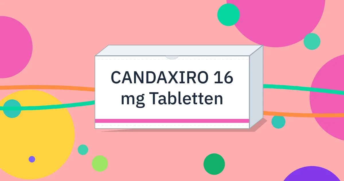 Symbolbild: Packung mit der Aufschrift CANDAXIRO 16 mg Tabletten (PZN 14363166) – Verfügbarkeit und Bezug in Apotheken in Frankfurt am Main