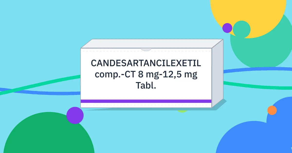 Symbolbild: Packung mit der Aufschrift CANDESARTANCILEXETIL comp.-CT 8 mg-12,5 mg Tabl. (PZN 09066288) – Verfügbarkeit und Bezug in Apotheken in Frankfurt am Main