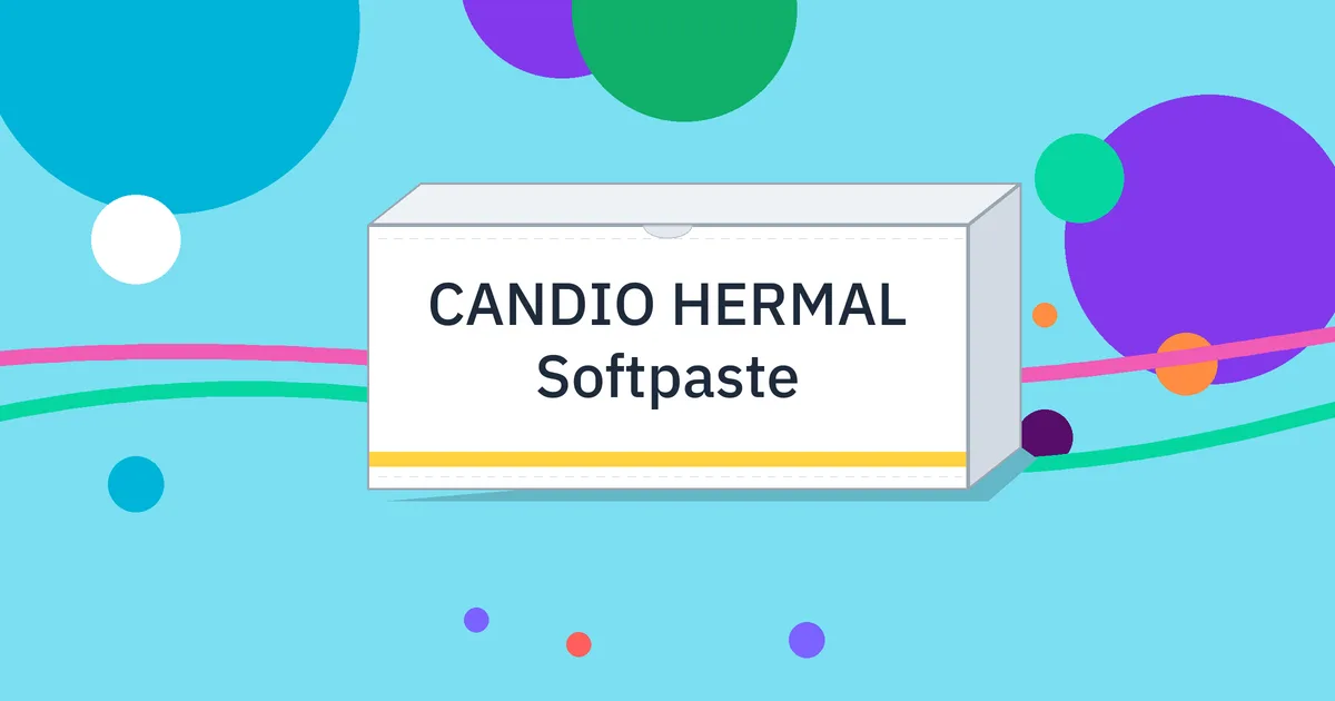 Symbolbild: Packung mit der Aufschrift CANDIO HERMAL Softpaste (PZN 03492185) – Verfügbarkeit und Bezug in Apotheken in Frankfurt am Main