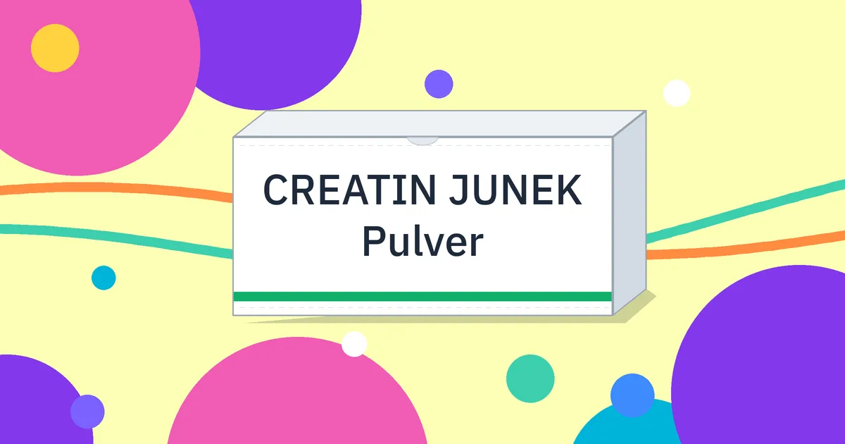 Symbolbild: Packung mit der Aufschrift CREATIN JUNEK Pulver (PZN 20806923) – Verfügbarkeit und Bezug in Apotheken in Frankfurt am Main