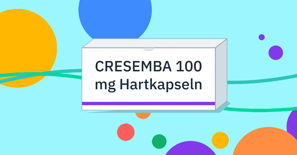 Symbolbild: Packung mit der Aufschrift CRESEMBA 100 mg Hartkapseln (PZN 11193172) – Verfügbarkeit und Bezug in Apotheken in Frankfurt am Main