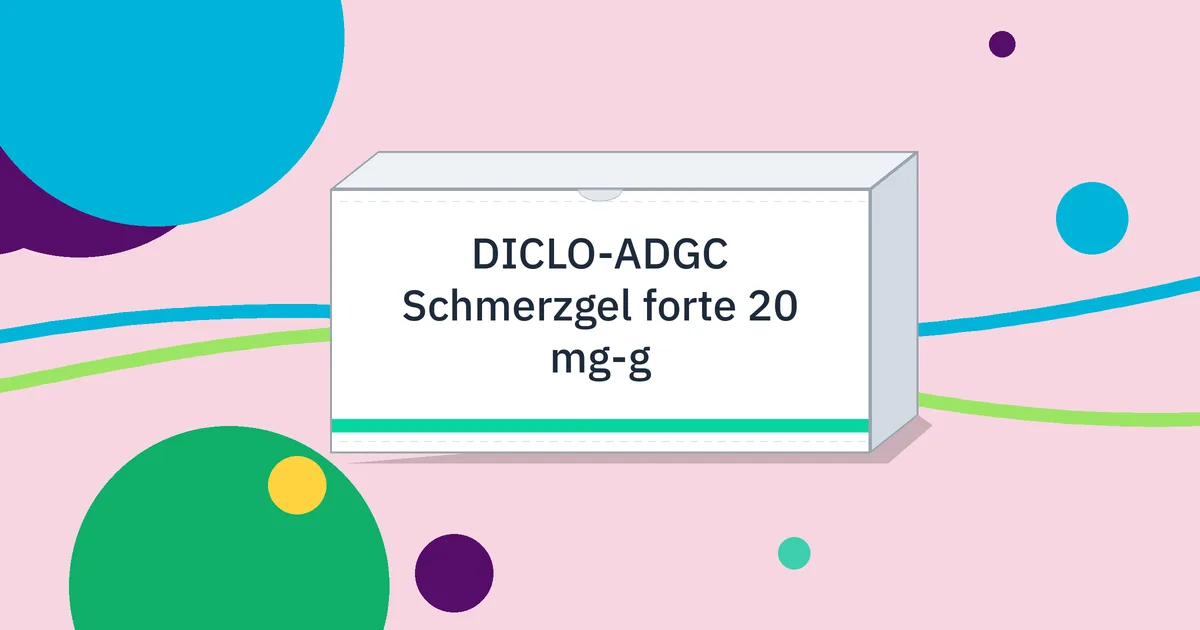 Symbolbild: Packung mit der Aufschrift DICLO-ADGC Schmerzgel forte 20 mg-g (PZN 18049969) – Verfügbarkeit und Bezug in Apotheken in Frankfurt am Main