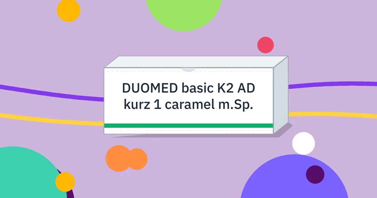 Symbolbild: Packung mit der Aufschrift DUOMED basic K2 AD kurz 1 caramel m.Sp. (PZN 20907363) – Verfügbarkeit und Bezug in Apotheken in Frankfurt am Main