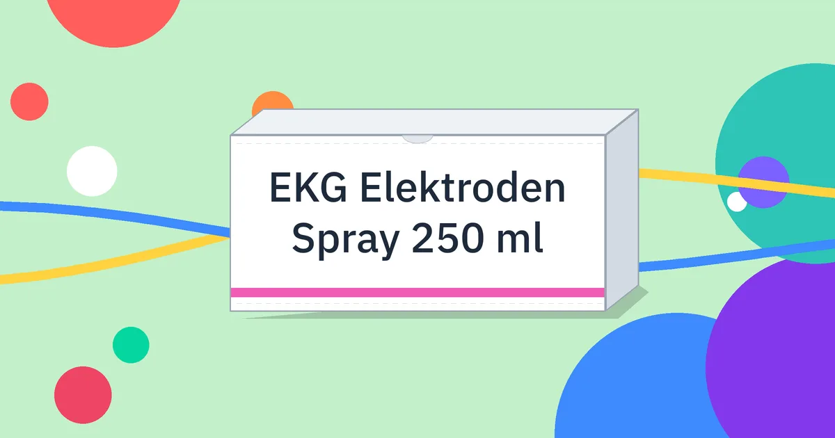 Symbolbild: Packung mit der Aufschrift EKG Elektroden Spray 250 ml (PZN 05508884) – Verfügbarkeit und Bezug in Apotheken in Frankfurt am Main