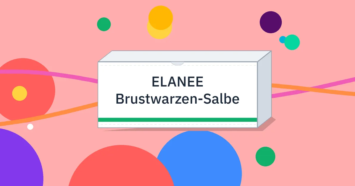 Symbolbild: Packung mit der Aufschrift ELANEE Brustwarzen-Salbe (PZN 12433833) – Verfügbarkeit und Bezug in Apotheken in Frankfurt am Main