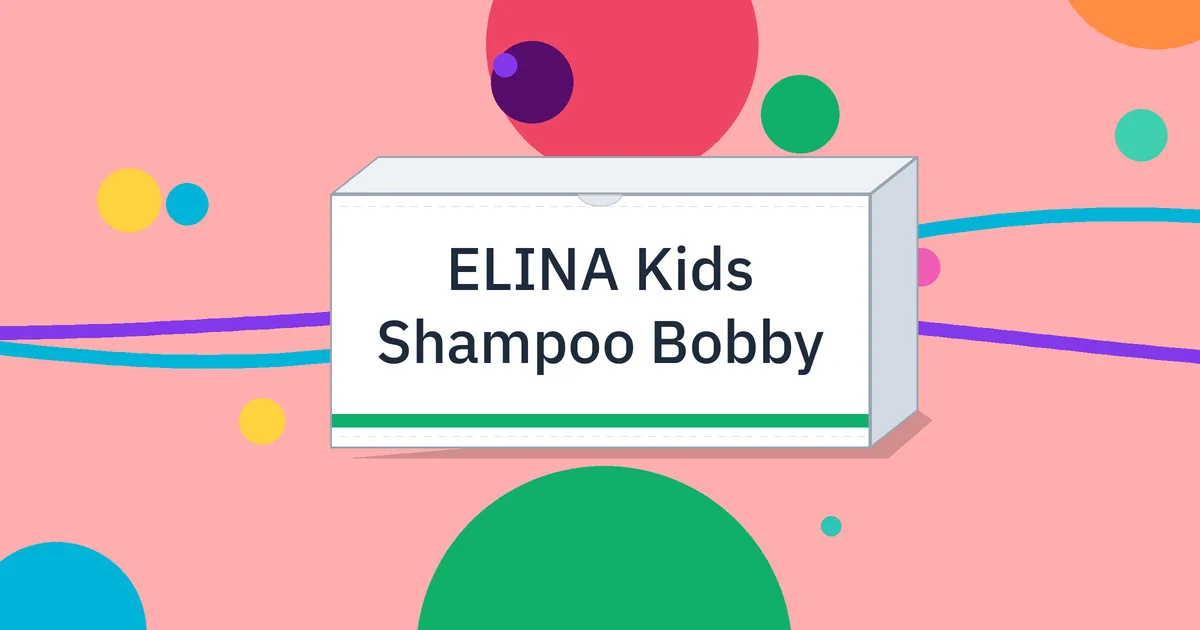 Symbolbild: Packung mit der Aufschrift ELINA Kids Shampoo Bobby (PZN 08466229) – Verfügbarkeit und Bezug in Apotheken in Frankfurt am Main