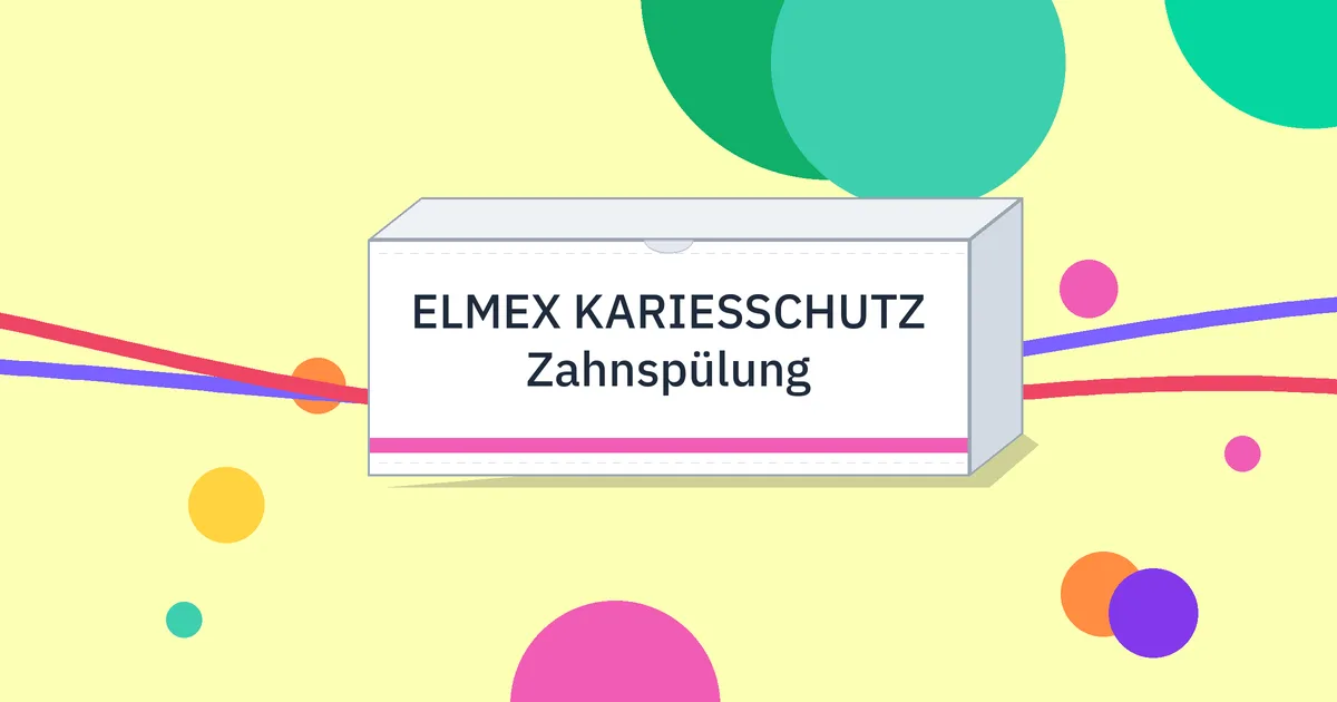 Symbolbild: Packung mit der Aufschrift ELMEX KARIESSCHUTZ Zahnspülung (PZN 06894642) – Verfügbarkeit und Bezug in Apotheken in Frankfurt am Main