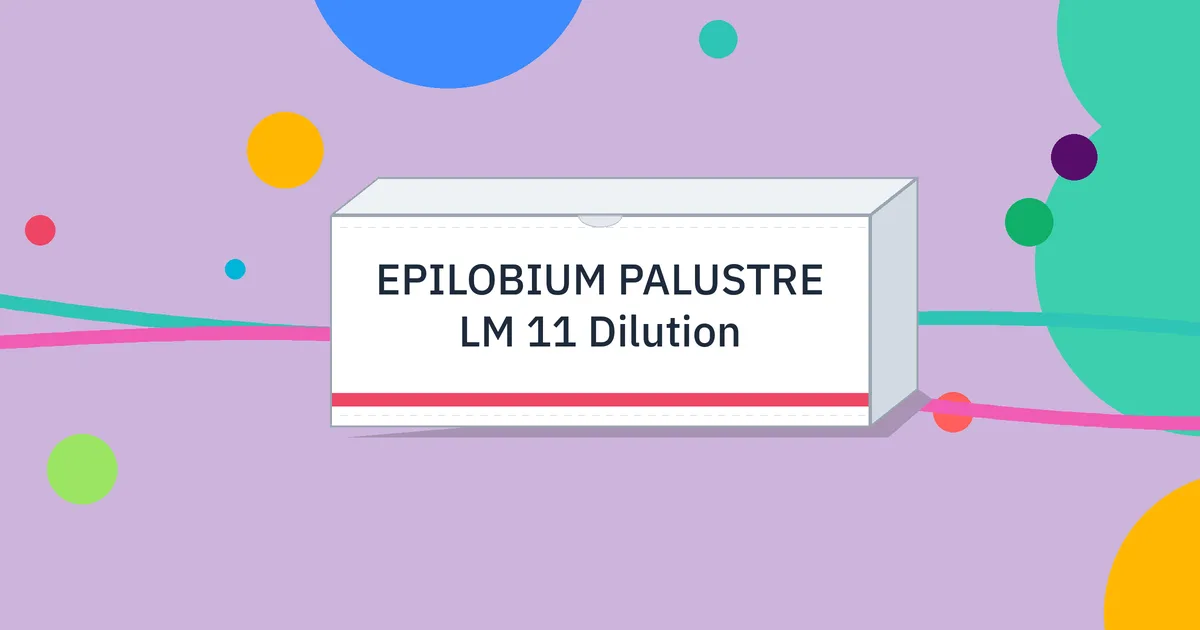 Symbolbild: Packung mit der Aufschrift EPILOBIUM PALUSTRE LM 11 Dilution (PZN 13472077) – Verfügbarkeit und Bezug in Apotheken in Frankfurt am Main