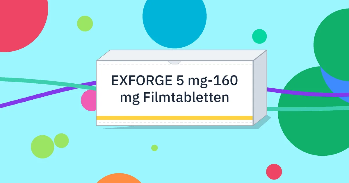 Symbolbild: Packung mit der Aufschrift EXFORGE 5 mg-160 mg Filmtabletten (PZN 00014350) – Verfügbarkeit und Bezug in Apotheken in Frankfurt am Main