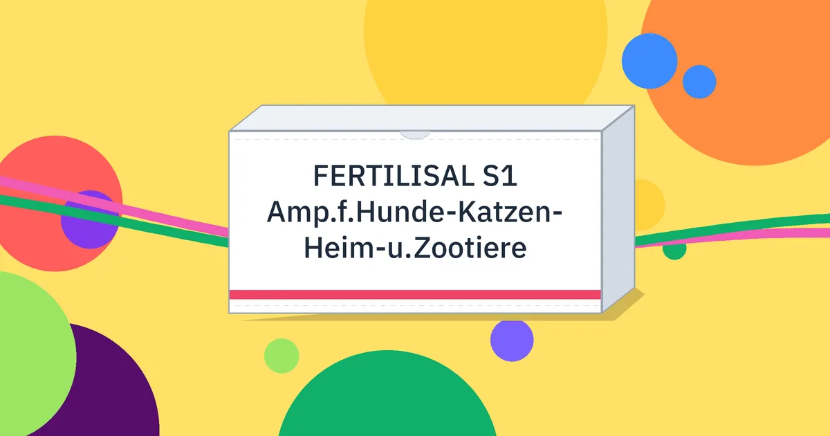 Symbolbild: Packung mit der Aufschrift FERTILISAL S1 Amp.f.Hunde-Katzen-Heim-u.Zootiere (PZN 04902277) – Verfügbarkeit und Bezug in Apotheken in Frankfurt am Main