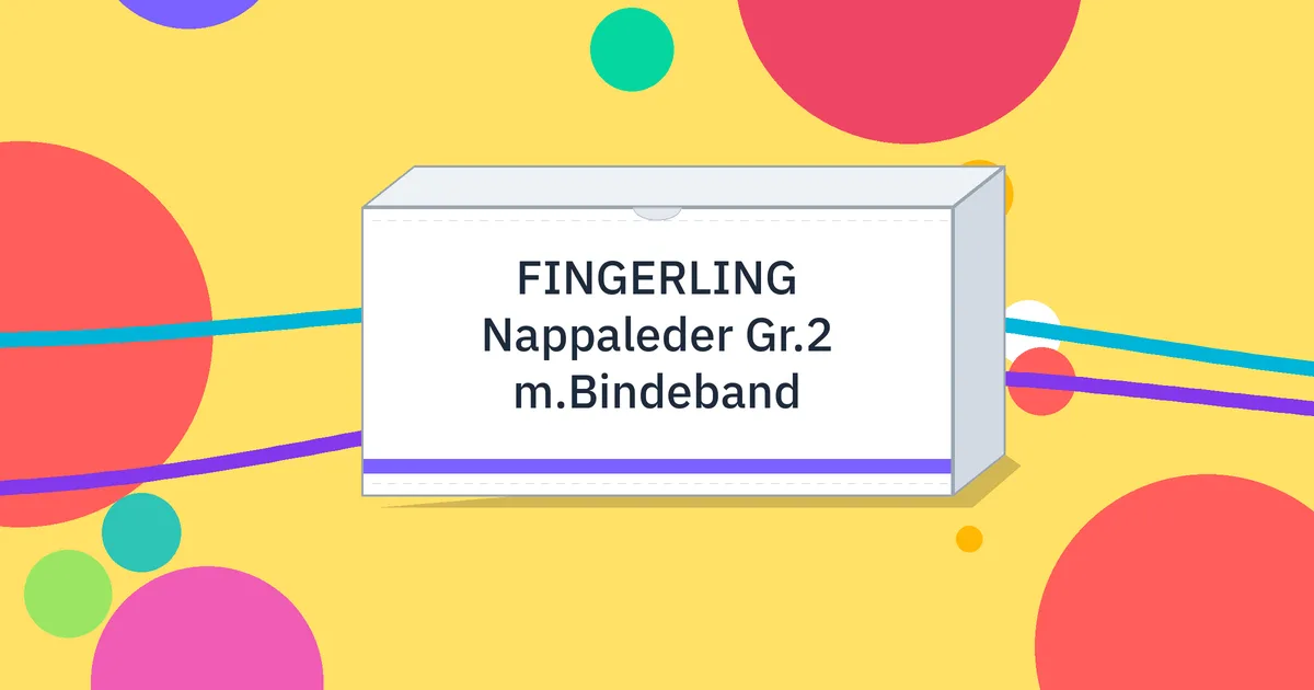 Symbolbild: Packung mit der Aufschrift FINGERLING Nappaleder Gr.2 m.Bindeband (PZN 08545555) – Verfügbarkeit und Bezug in Apotheken in Frankfurt am Main