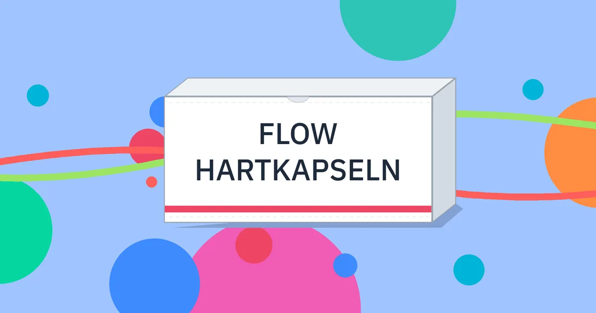 Symbolbild: Packung mit der Aufschrift FLOW HARTKAPSELN (PZN 15417869) – Verfügbarkeit und Bezug in Apotheken in Frankfurt am Main