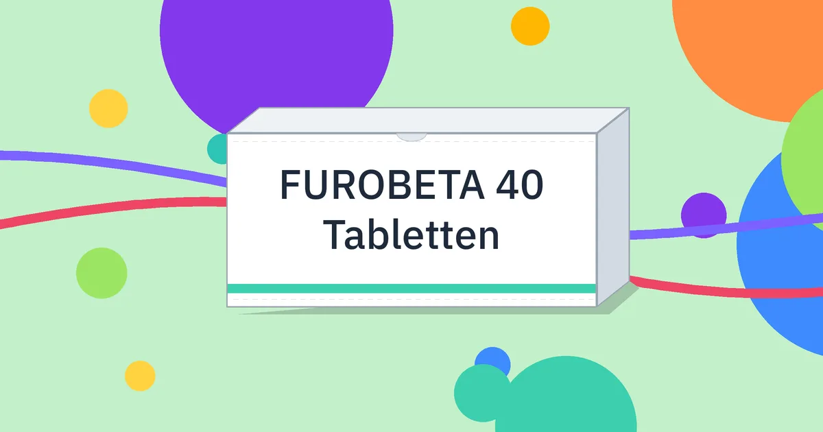 Symbolbild: Packung mit der Aufschrift FUROBETA 40 Tabletten (PZN 04967360) – Verfügbarkeit und Bezug in Apotheken in Frankfurt am Main