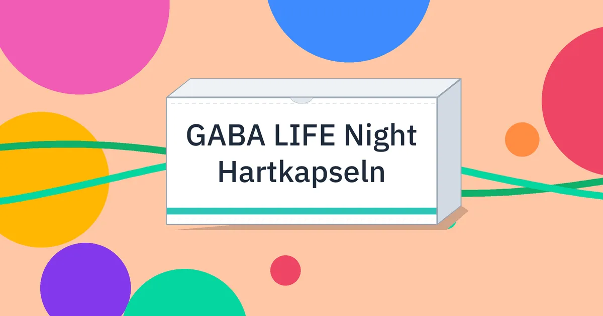 Symbolbild: Packung mit der Aufschrift GABA LIFE Night Hartkapseln (PZN 15560851) – Verfügbarkeit und Bezug in Apotheken in Frankfurt am Main