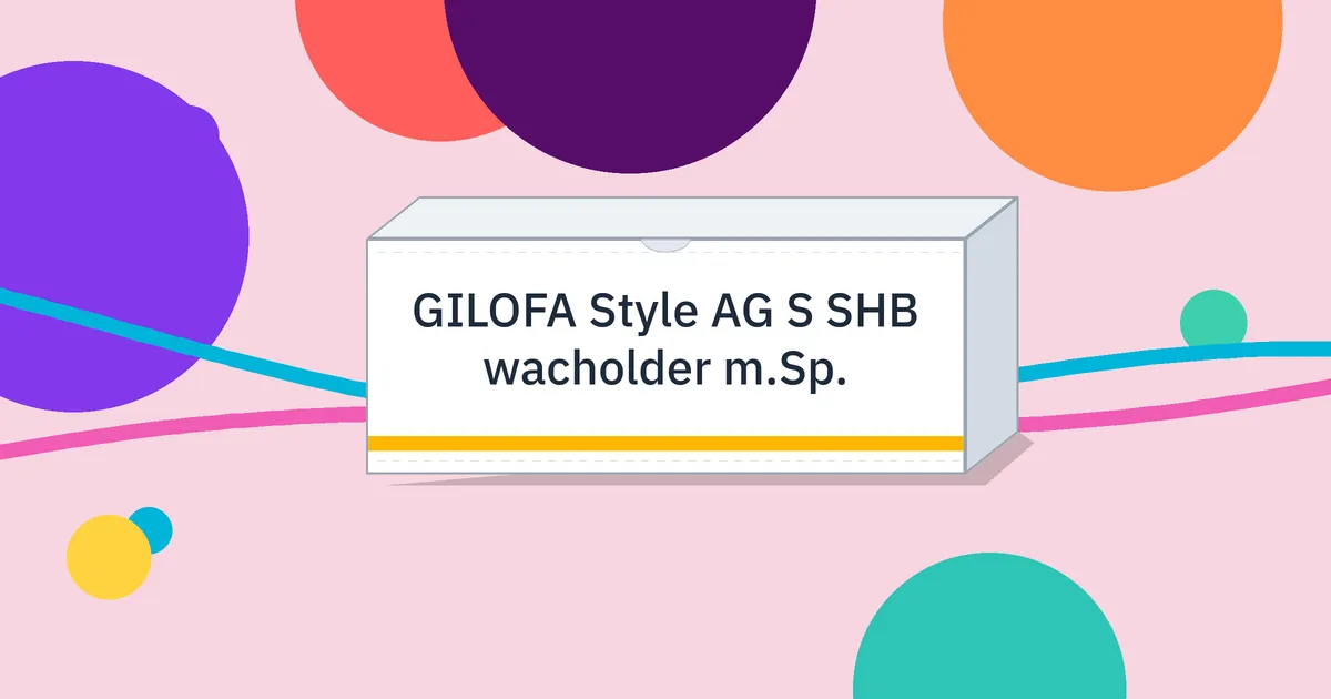 Symbolbild: Packung mit der Aufschrift GILOFA Style AG S SHB wacholder m.Sp. (PZN 16727690) – Verfügbarkeit und Bezug in Apotheken in Frankfurt am Main