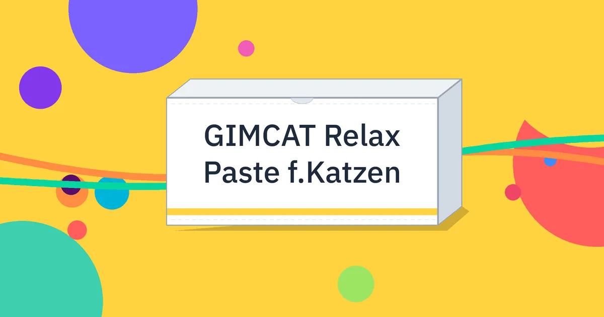 Symbolbild: Packung mit der Aufschrift GIMCAT Relax Paste f.Katzen (PZN 16777765) – Verfügbarkeit und Bezug in Apotheken in Frankfurt am Main