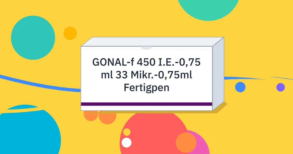 Symbolbild: Packung mit der Aufschrift GONAL-f 450 I.E.-0,75 ml 33 Mikr.-0,75ml Fertigpen (PZN 09538238) – Verfügbarkeit und Bezug in Apotheken in Frankfurt am Main