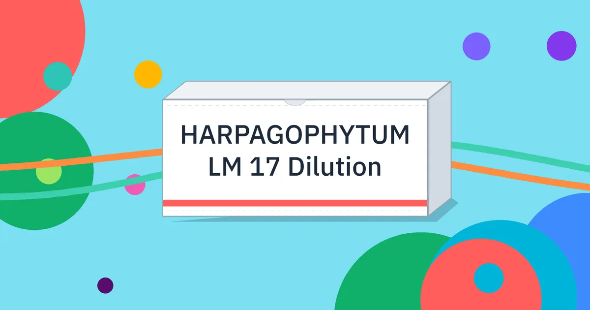 Symbolbild: Packung mit der Aufschrift HARPAGOPHYTUM LM 17 Dilution (PZN 13550765) – Verfügbarkeit und Bezug in Apotheken in Frankfurt am Main