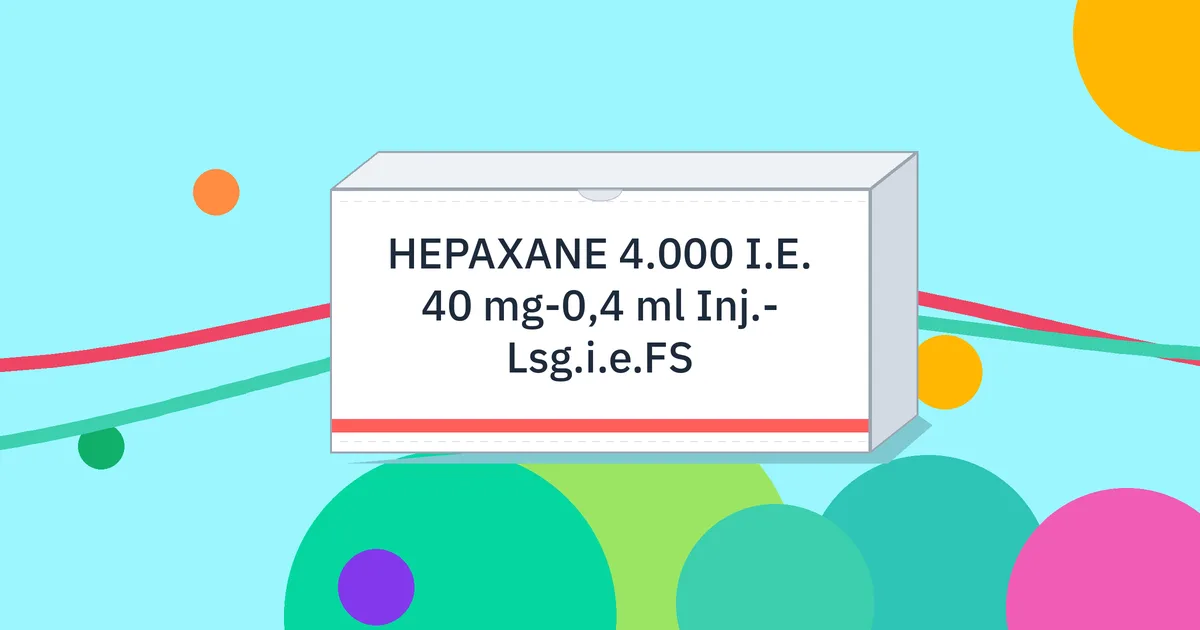Symbolbild: Packung mit der Aufschrift HEPAXANE 4.000 I.E. 40 mg-0,4 ml Inj.-Lsg.i.e.FS (PZN 14446194) – Verfügbarkeit und Bezug in Apotheken in Frankfurt am Main