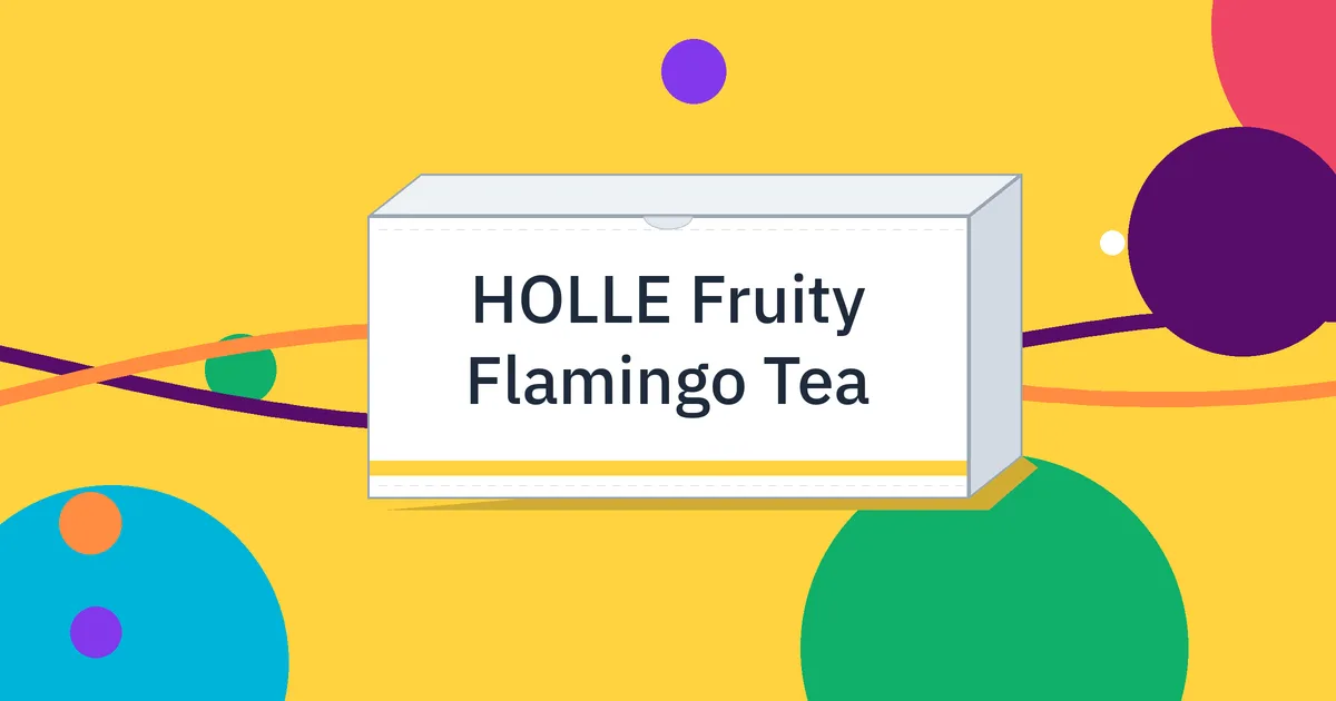 Symbolbild: Packung mit der Aufschrift HOLLE Fruity Flamingo Tea (PZN 15861624) – Verfügbarkeit und Bezug in Apotheken in Frankfurt am Main