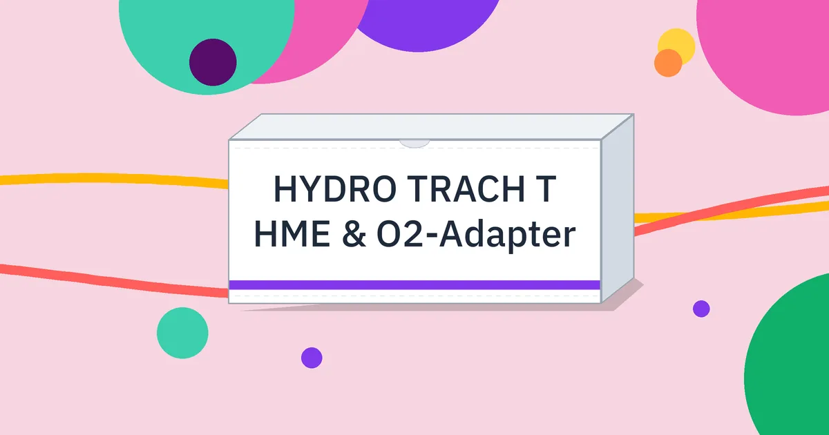 Symbolbild: Packung mit der Aufschrift HYDRO TRACH T HME & O2-Adapter (PZN 16159783) – Verfügbarkeit und Bezug in Apotheken in Frankfurt am Main