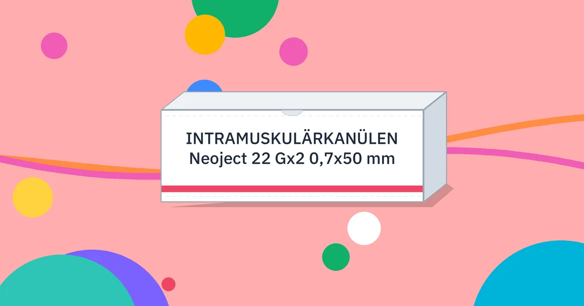 Symbolbild: Packung mit der Aufschrift INTRAMUSKULÄRKANÜLEN Neoject 22 Gx2 0,7x50 mm (PZN 10835007) – Verfügbarkeit und Bezug in Apotheken in Frankfurt am Main