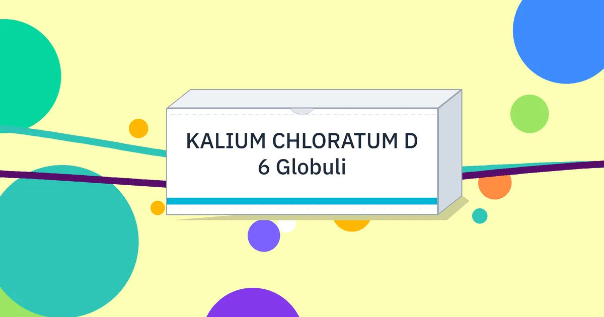 Symbolbild: Packung mit der Aufschrift KALIUM CHLORATUM D 6 Globuli (PZN 14052905) – Verfügbarkeit und Bezug in Apotheken in Frankfurt am Main